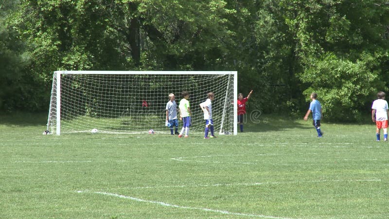 Elementary School Boys Playing Soccer (1 of 6) Stock Footage - Video of ...