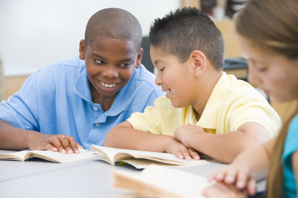 Elementary School Classroom Stock Photo - Image of literacy, classroom ...
