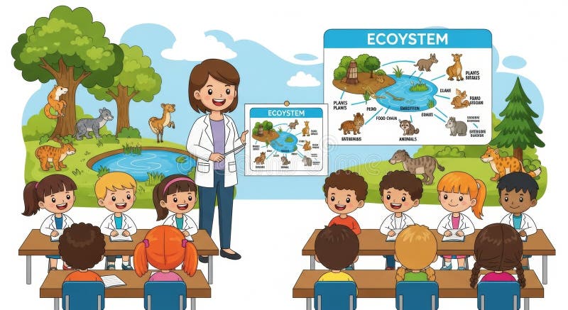 Ecosystem Lesson Stock Illustrations – 127 Ecosystem Lesson Stock ...