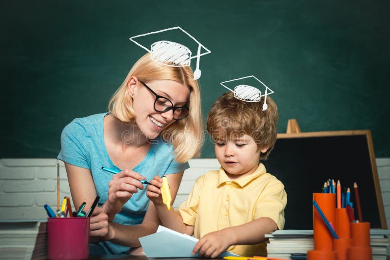 Elementary School - Education and Learning Child Concept. Elementary ...