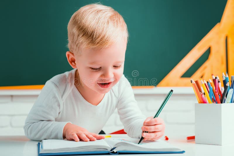 Elementary School and Education. Portrait of Pupil of Primary School ...