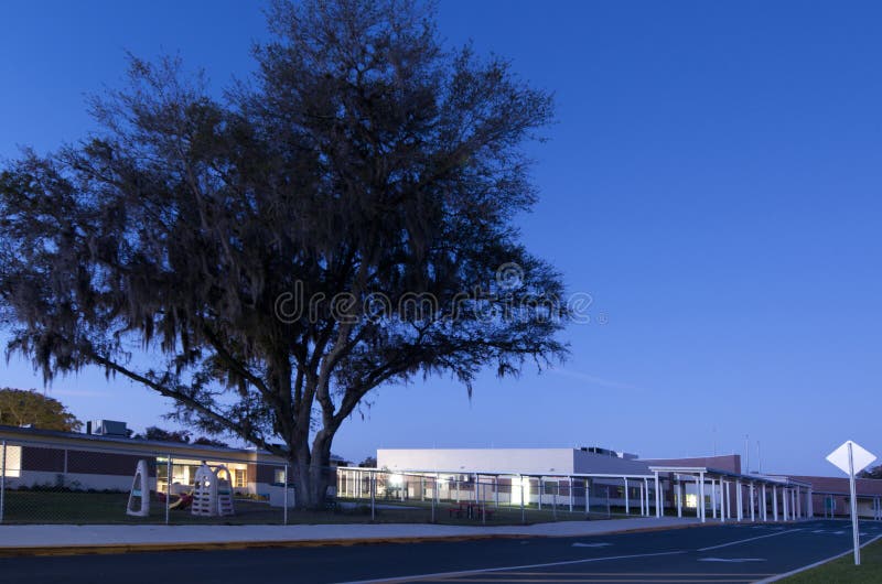 Elementary School in Florida Stock Image - Image of primary, morning ...