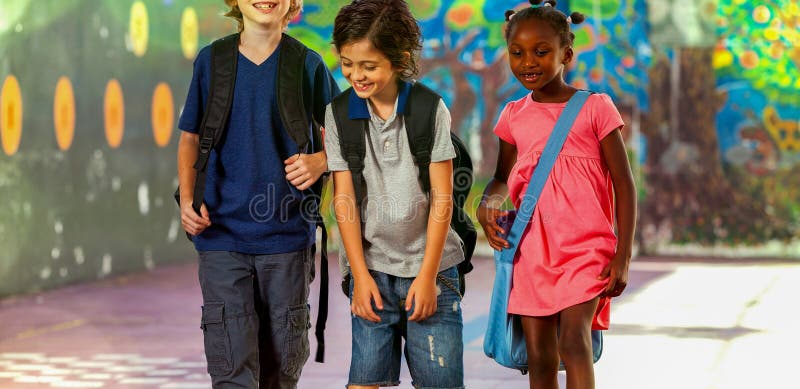 Elementary school scene editorial stock image. Image of elementary ...