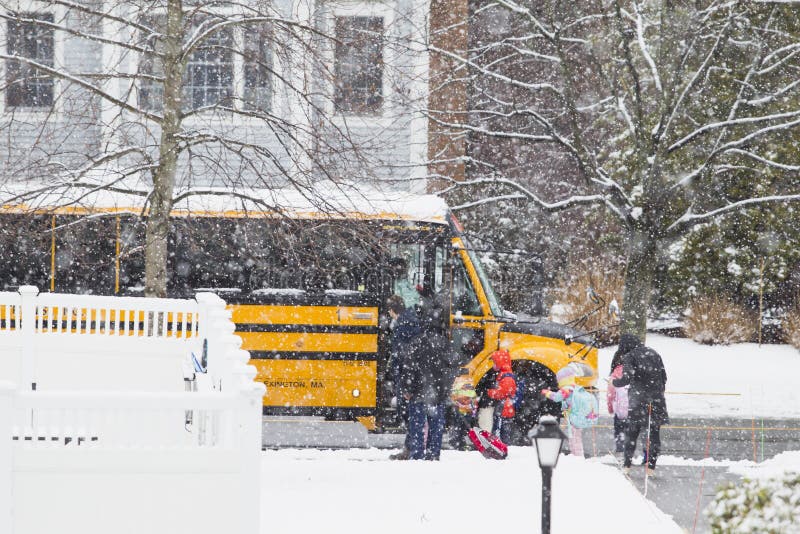 Elementary School Students Accompanied by Parents Boarding School in ...
