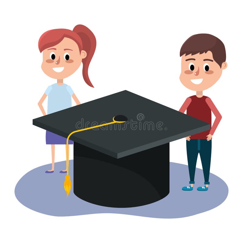 Elementary school cartoon stock vector. Illustration of back - 143870803