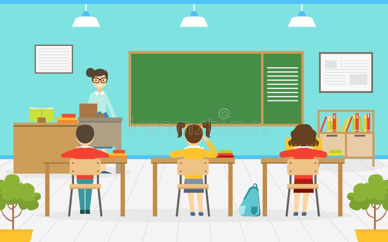 Explaining Students Teacher Stock Illustrations – 346 Explaining ...