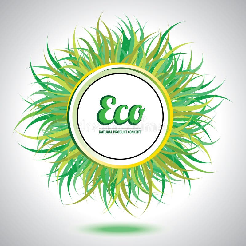 Elemento Abstracto Del Círculo Del Eco. Ilustración del Vector ...