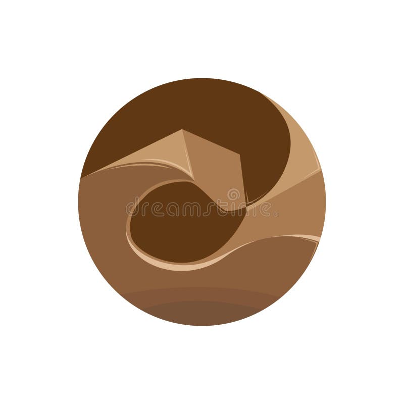 Elemento de la tierra ilustración del vector. Ilustración de icono ...