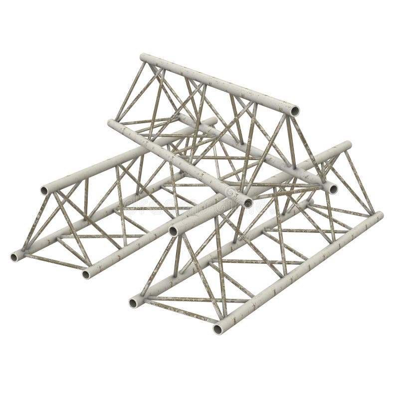 Elemento Della Trave Della Capriata Del Metallo Illustrazione di Stock ...