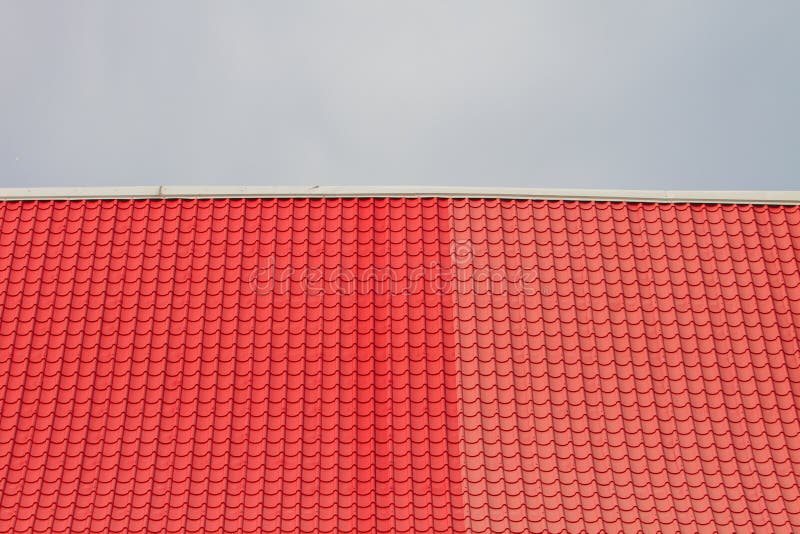 Elemento Vermelho Da Telha Do Telhado Imagem De Stock Imagem De Alto