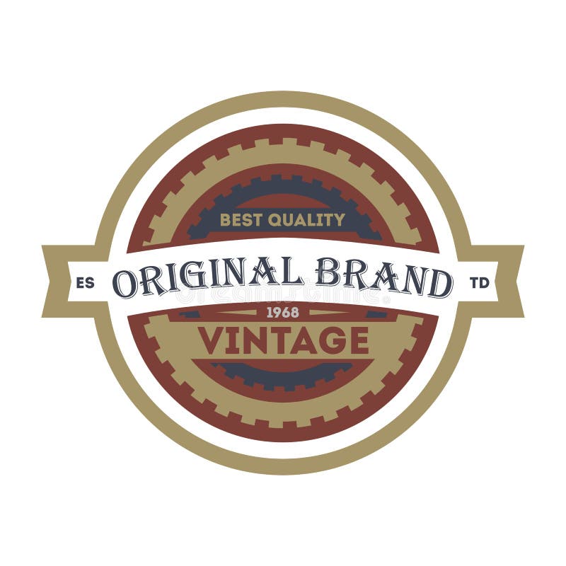 Elemento Original Do Tipo Do Estilo Antigo Ilustração do Vetor ...