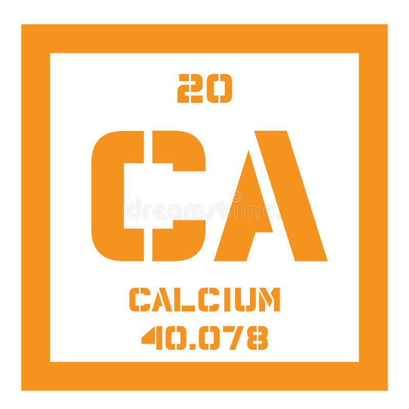 Calcio - Ca - Forma Hexagonal De La Tabla Periódica Del Elemento ...