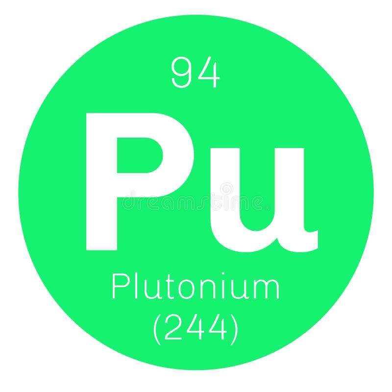 Elemento Químico Del Plutonio. Piedra Material Grunge Textura Stock de ...