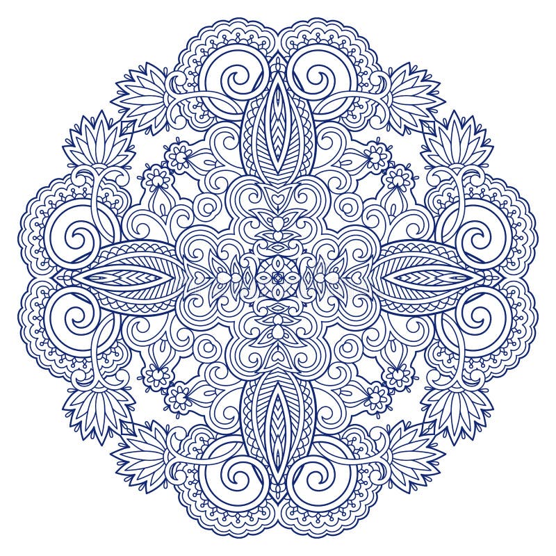 Elemento Redondo Decorativo Do Vetor Ilustração do Vetor - Ilustração ...