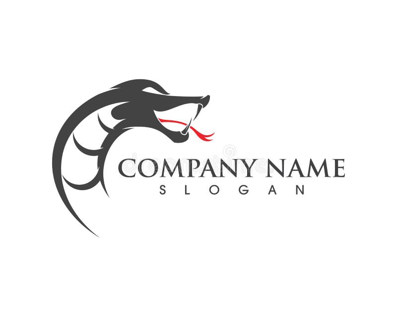 Elemento Semplice Di Progettazione Di Logo Del Serpente Di Vettore ...