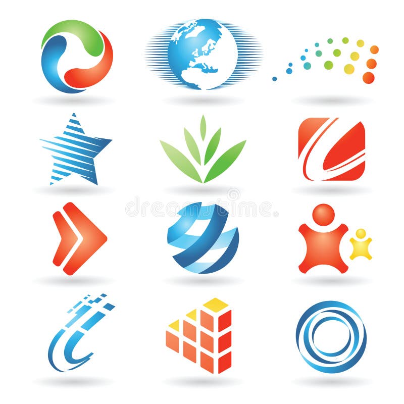 Elementos 5 Del Diseño Del Vector Ilustración del Vector - Ilustración ...