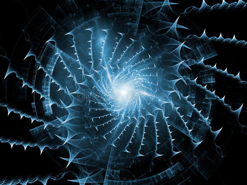 Elementos Da Textura Radial Do Fractal Ilustração Stock - Ilustração de ...