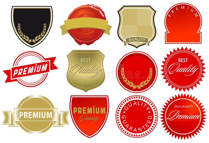 Grupo De Etiqueta Com Elementos Para O Bebê Recém-nascido Europeu ...