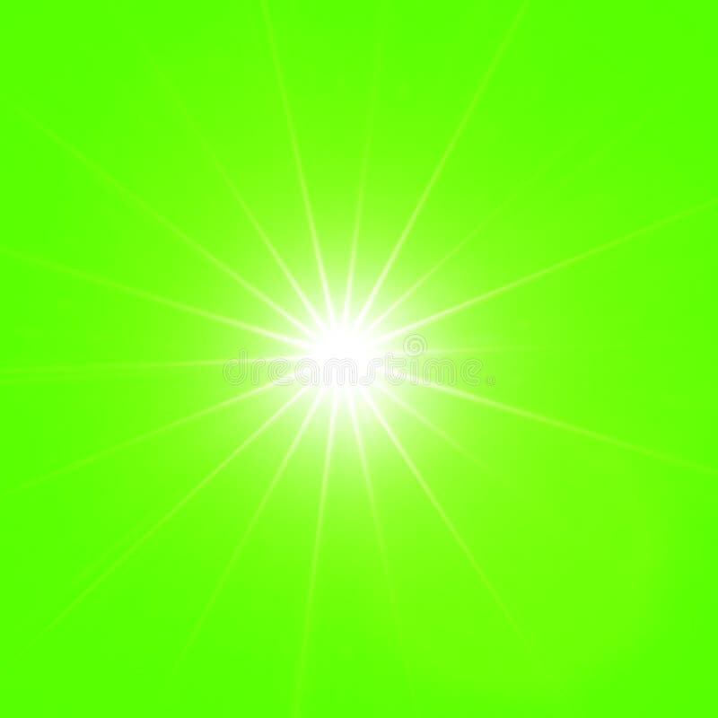 Elementos De Pantalla Verde Grandes Estrellas Del Sol Stock de ...