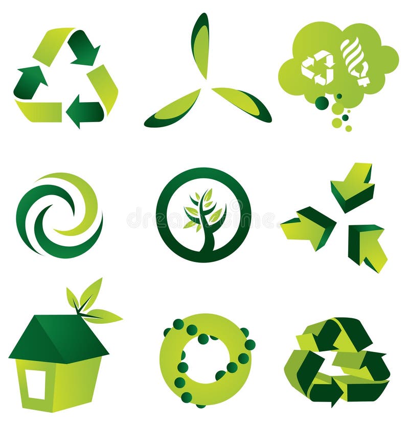 Elementos De Diseño Ambiental Ilustración del Vector - Ilustración de ...