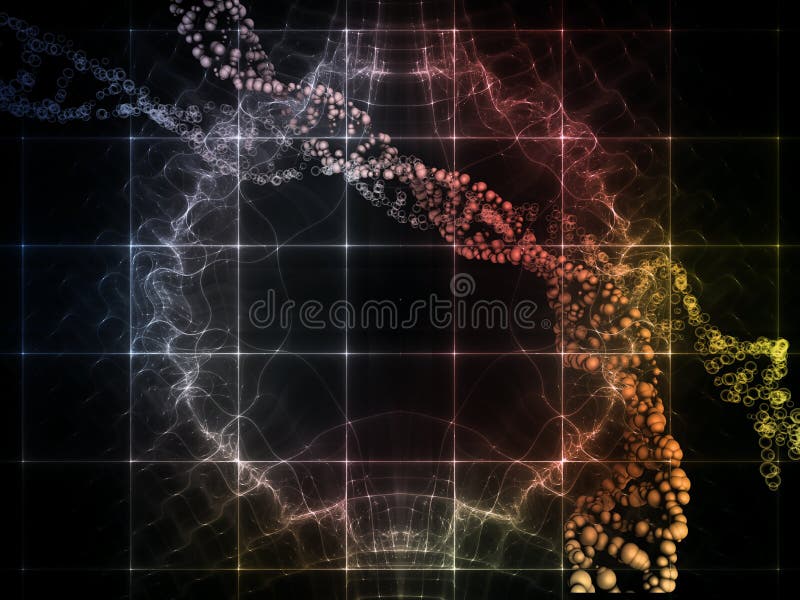 Elementos del microcosmos stock de ilustración. Ilustración de concepto ...