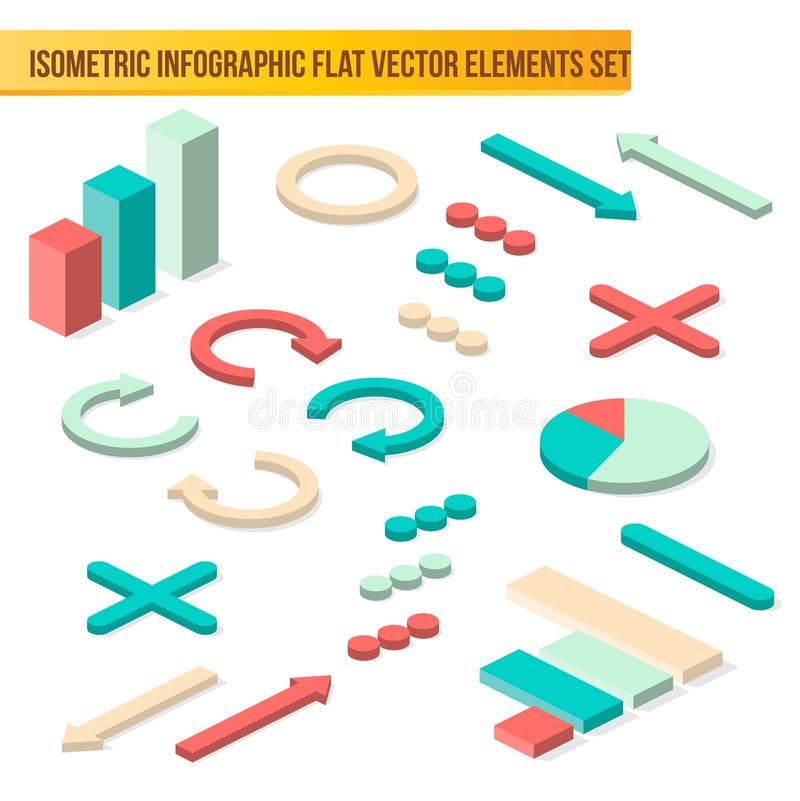 Elementos Infographic Isométricos Del Vector Ilustración del Vector ...