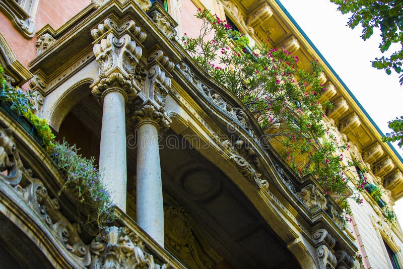 Elements of Architecture of the Milan in Italy. Stock Photo - Image of ...