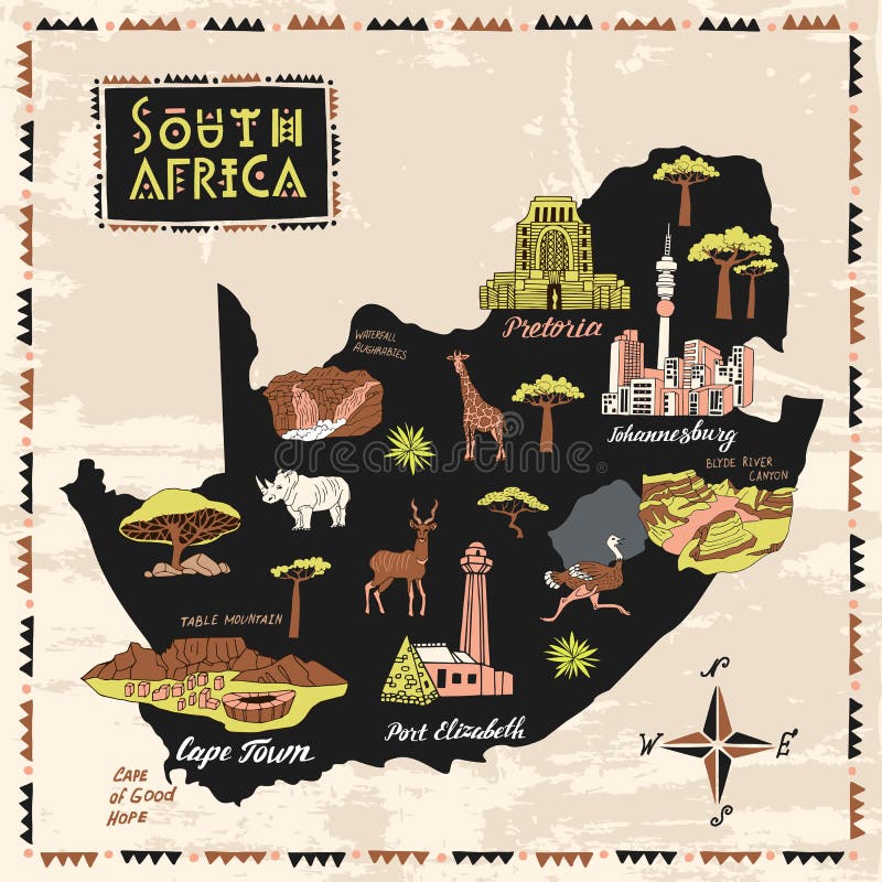 South Africa National Symbols Stock Illustrations 311 South Africa