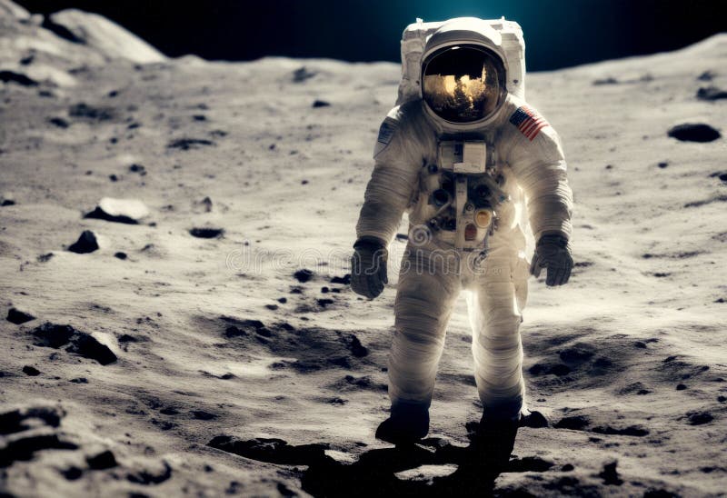 Elements Astronaut Background of Moon Earth Walking Space Nasa Universe ...