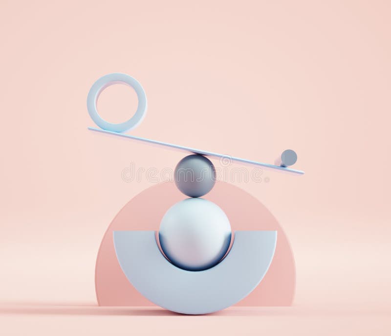 Elements in balance stock illustration. Illustration of concept - 286285870
