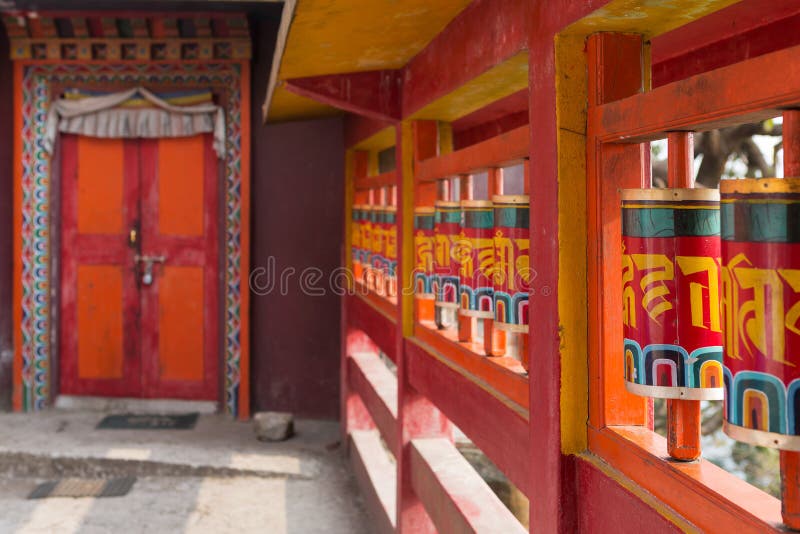 Elements of Buddhist Temple in India, Empty Room, Concept of Travel ...