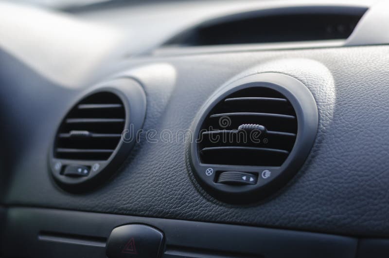 Elements of a Car Air Conditioning Stock Photo - Image of heat, flow ...
