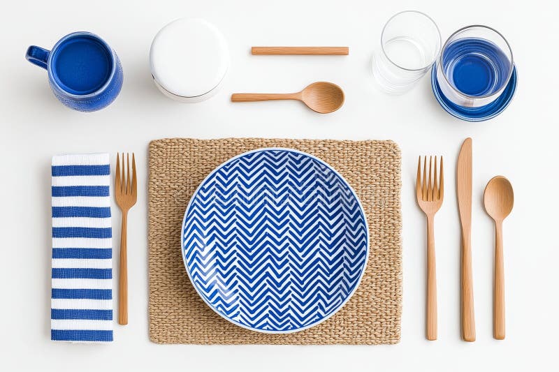 Elements of a Chic Table Setup Featuring Textured Ceramic Dinnerware ...