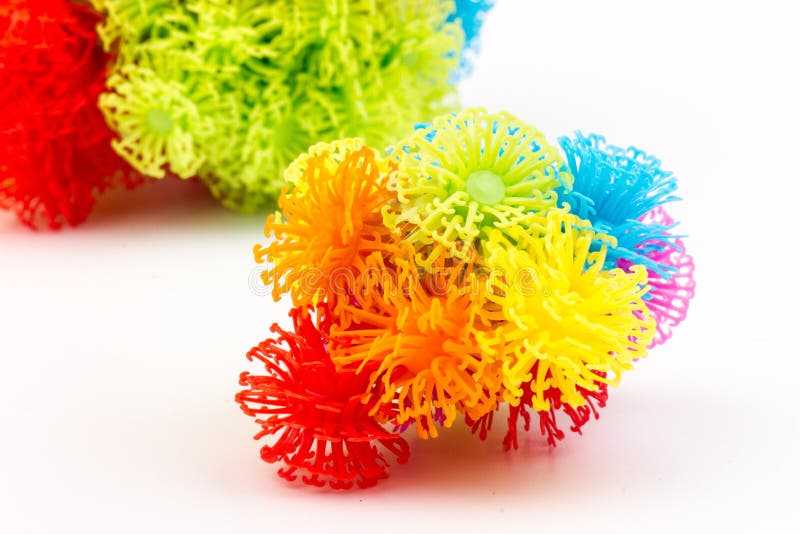 Elements of Children`s Designer of Velcro Isolated on White Background ...