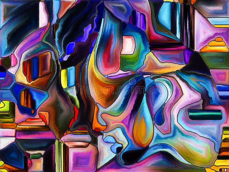 Elements of Color Division stock illustration. Illustration of broken ...