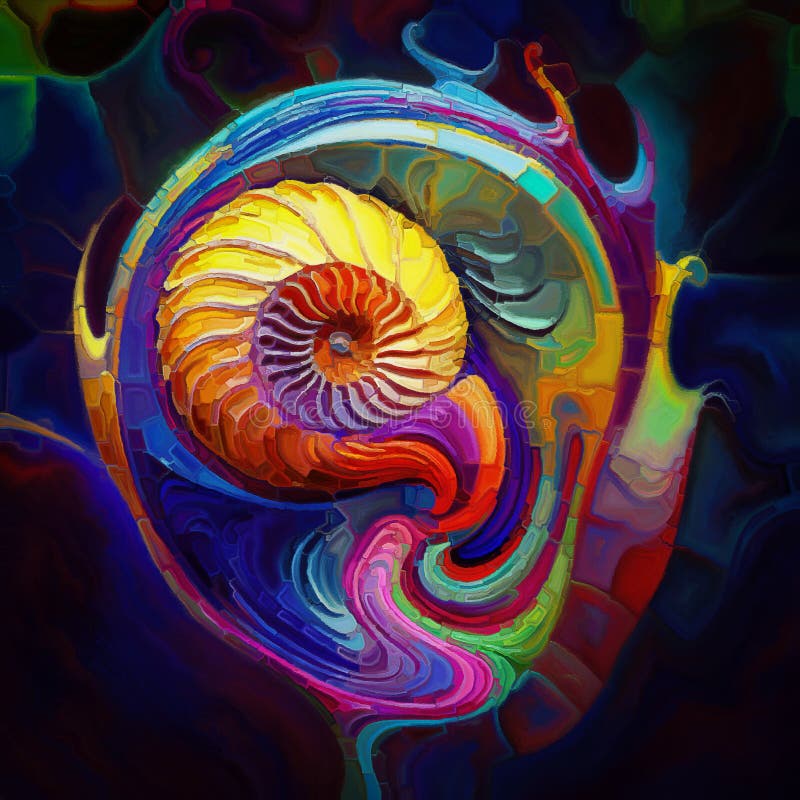 Elements of Color Spectrum Symphony Stock Image - Image of watercolor ...