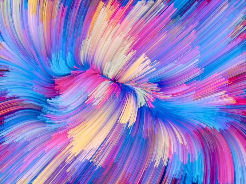 Elements of Color Vortex stock illustration. Illustration of burst ...