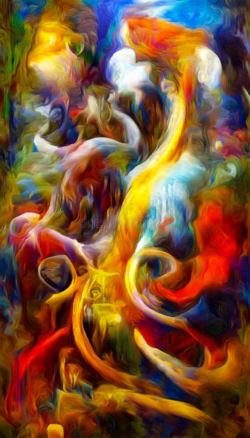 Elements of Colored Forms stock illustration. Illustration of mood ...