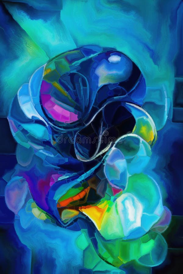 Elements of Colored Forms stock image. Image of expressionism - 284157575