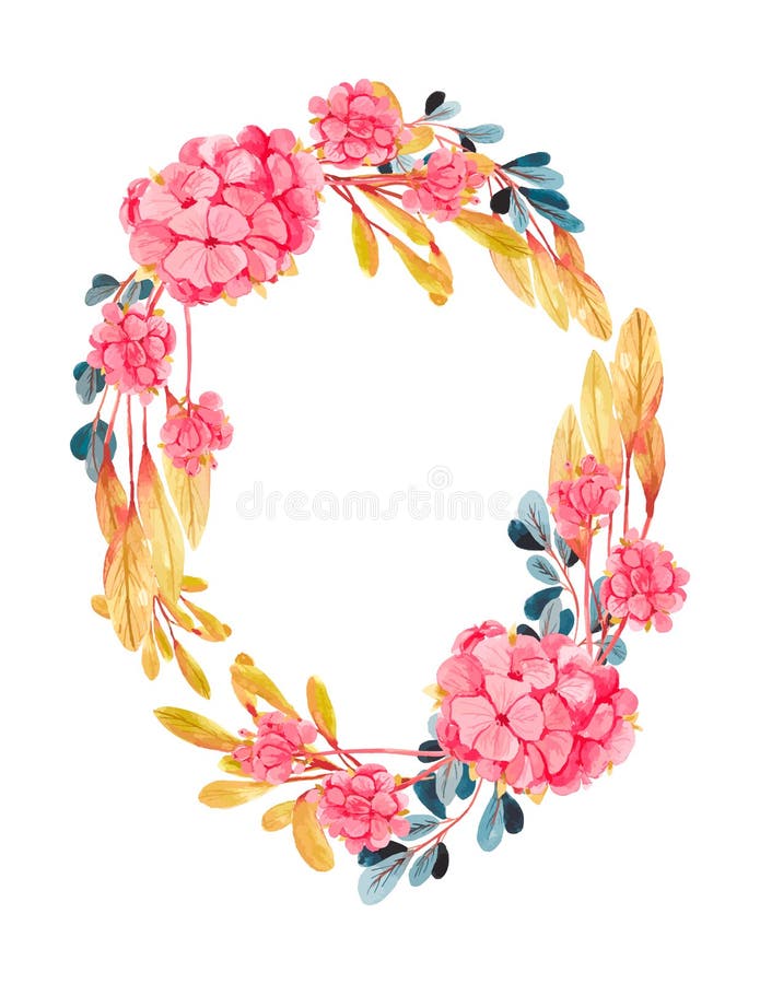 Elements for Design on a Spring Theme, in the Style of Watercolor ...