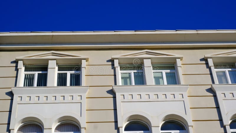Elements and Details of the Facade of the Building Stock Image - Image ...