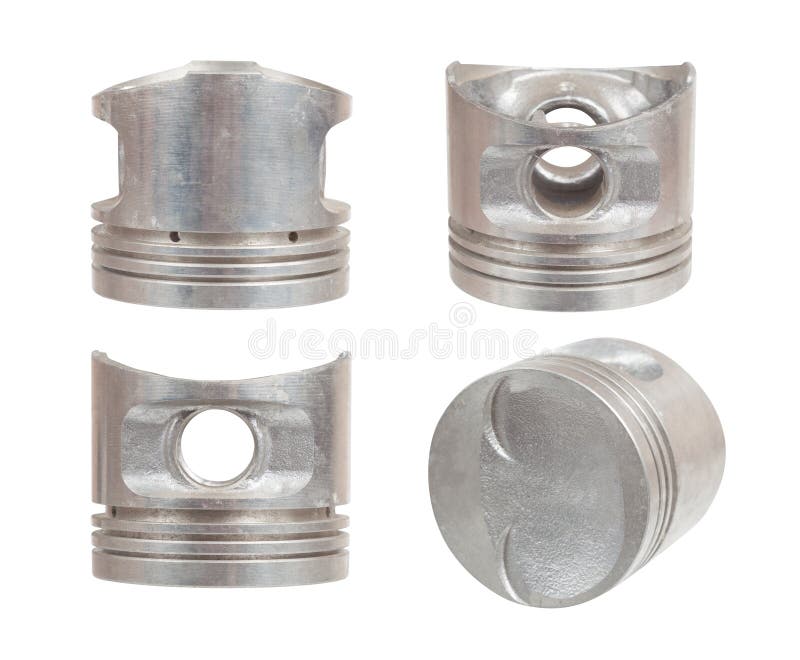Elements of Engine Car the Pistons Stock Image - Image of metal, piston ...