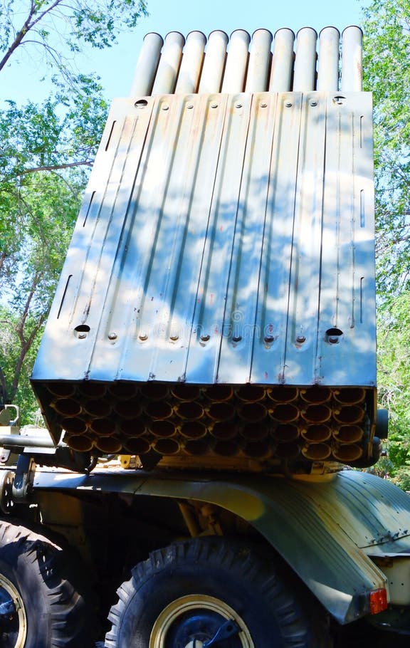 Elements of the Grad Multiple Launch System Editorial Photography ...