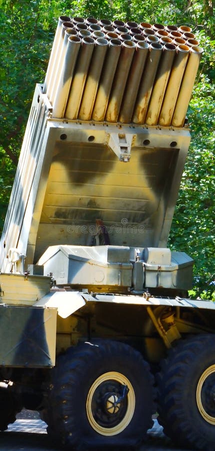 Elements of the Grad Multiple Launch System Editorial Photography ...