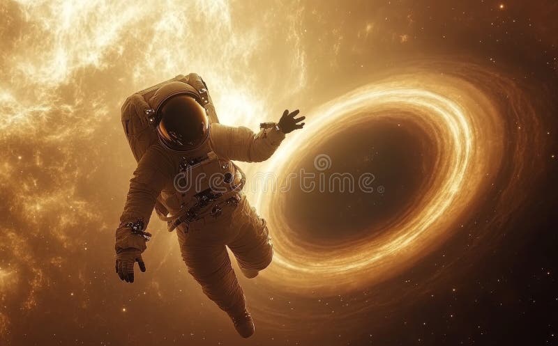 The Elements of the Image Were Provided by NASA. an Astronaut Observes ...