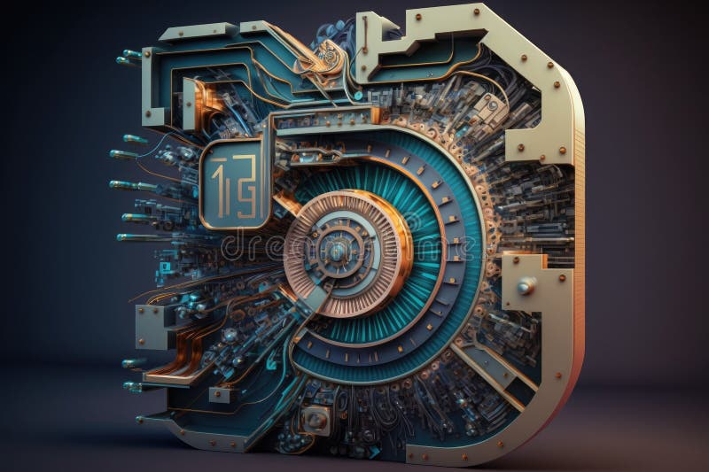 Elements of Imaginary Computer Technology, Surreal Computer Cpu ...