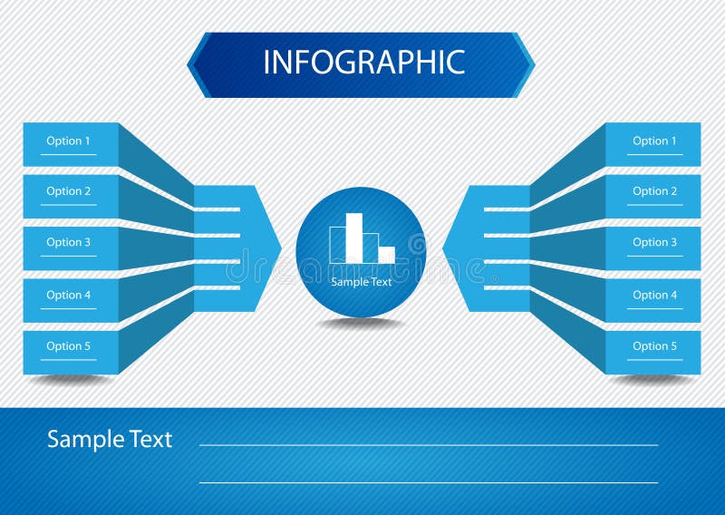 Elements of Infographics Blue Bright Stock Vector - Illustration of ...