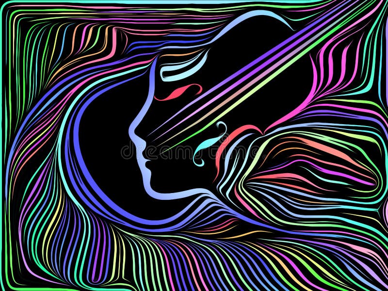 Elements of Inner Lines stock illustration. Illustration of drawing ...