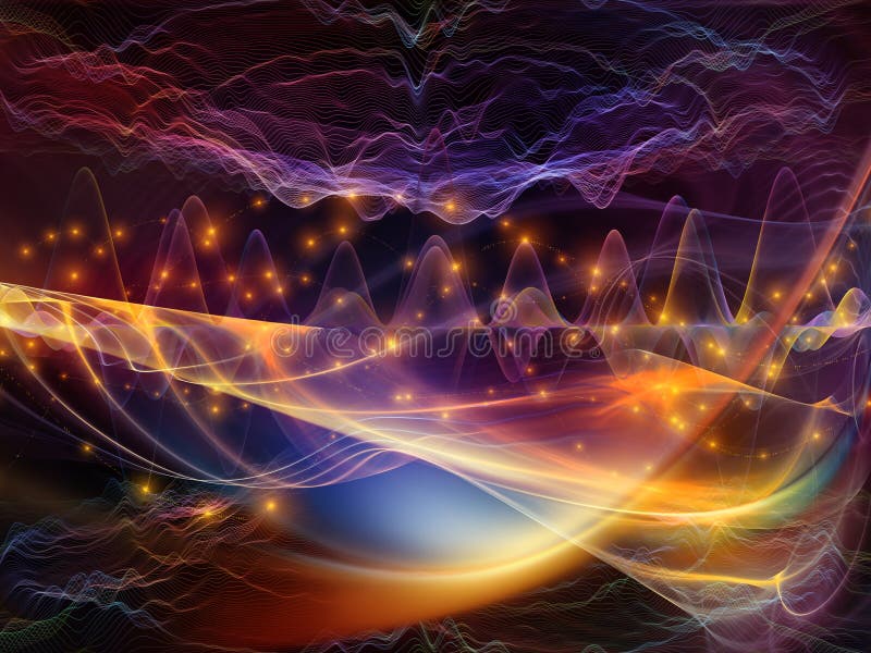 Elements of Light Wave stock illustration. Illustration of development ...