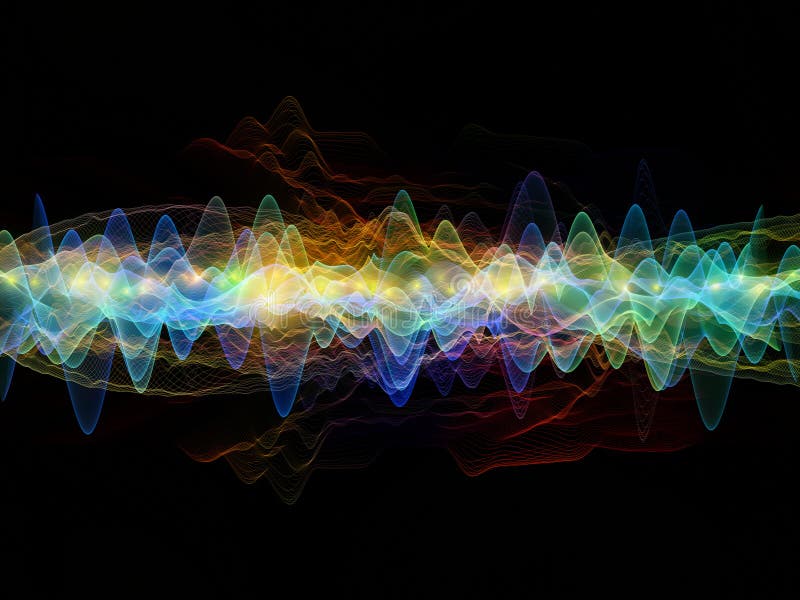Elements of Light Wave stock illustration. Illustration of ...